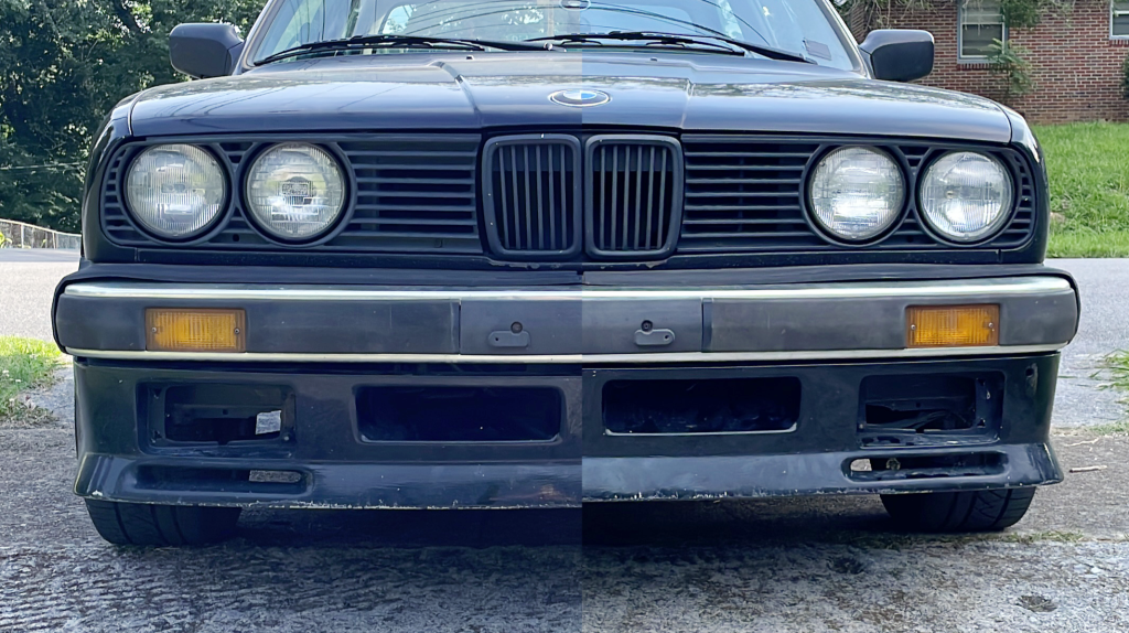 Cow catcher brackets for tucked diving board 3part kit - E30 Update Shop